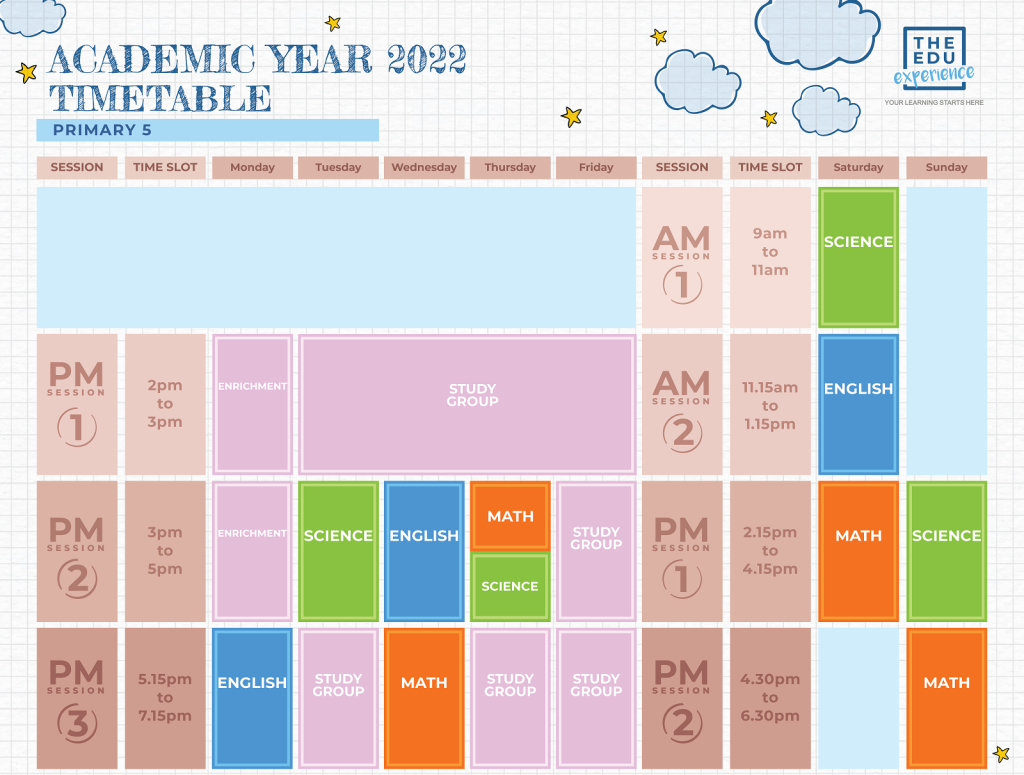 Class Schedule - The Edu Experience